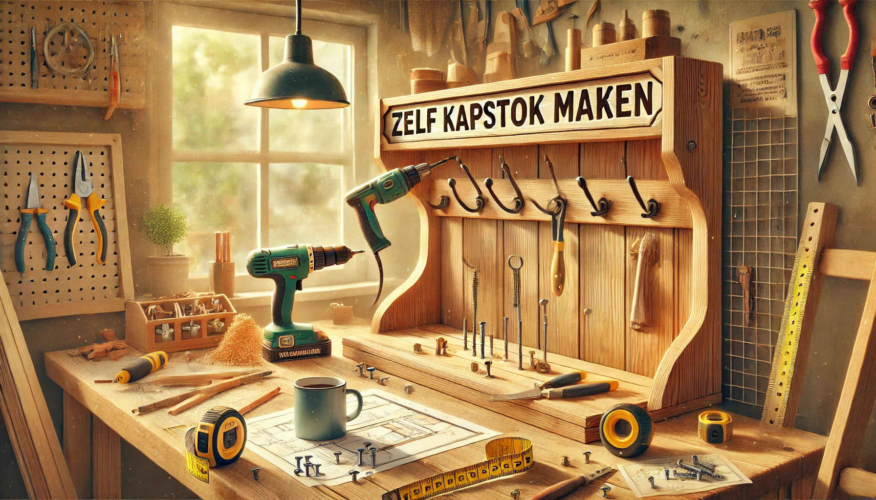 Zelf kapstok maken: meer dan gewoon een paar haakjes aan de muur - Woon ...